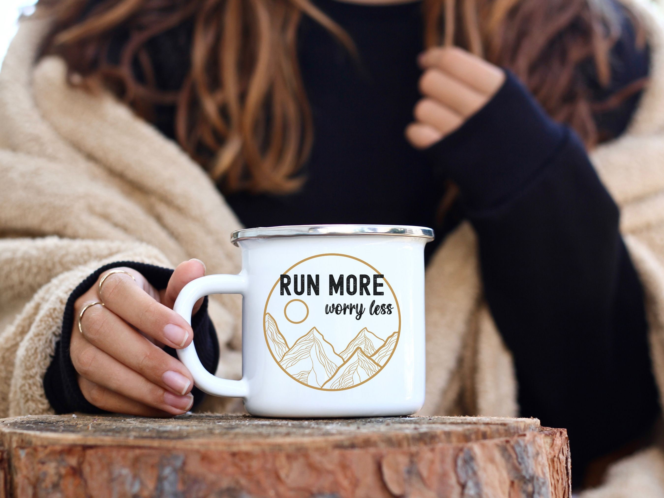 Run More Worry Less, Running Mug, Runner Gift, Gifts for Runners, Funny ...