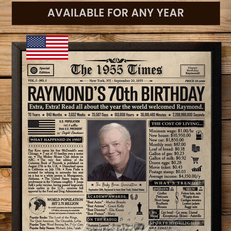 1955 Newspaper - Etsy