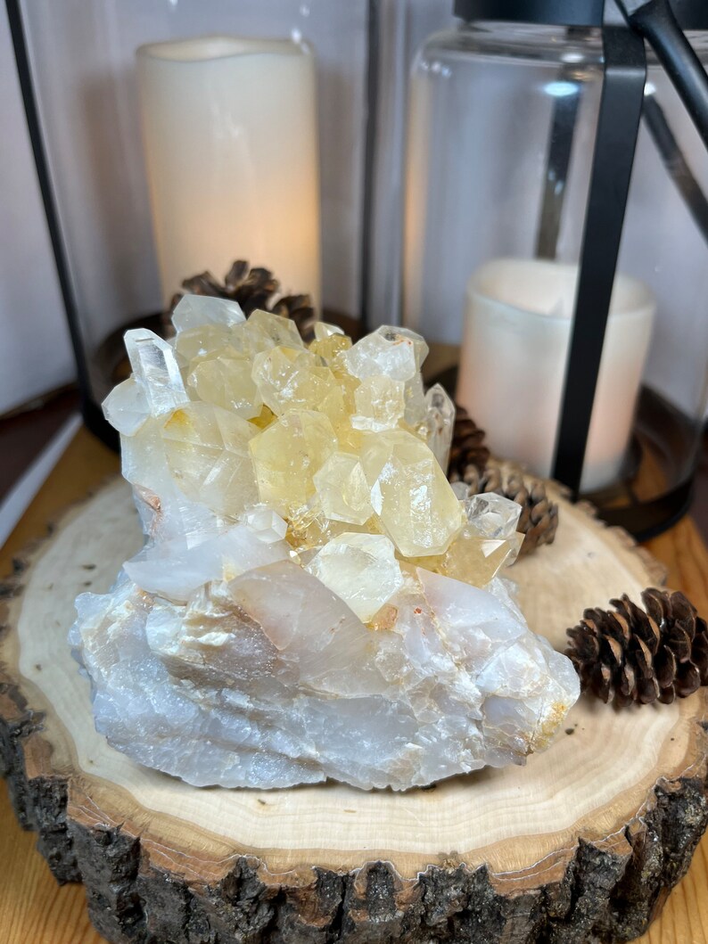 Large Cluster Quartz Crystal Rainbow Inclusions | Ethically Sourced ...