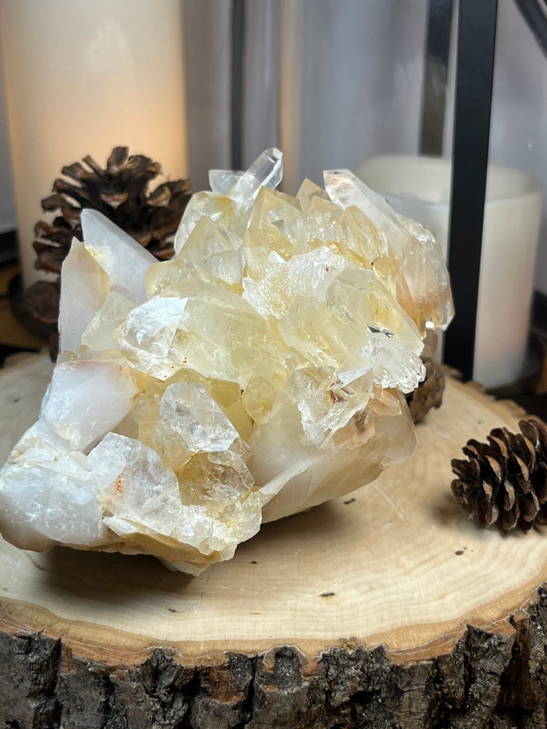 Large Cluster Quartz Crystal Rainbow Inclusions | Ethically Sourced ...