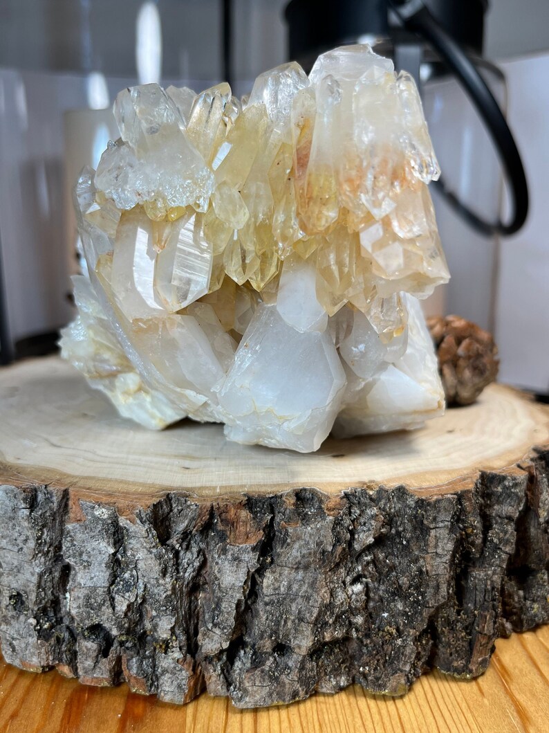 Large Cluster Quartz Crystal Rainbow Inclusions | Ethically Sourced ...