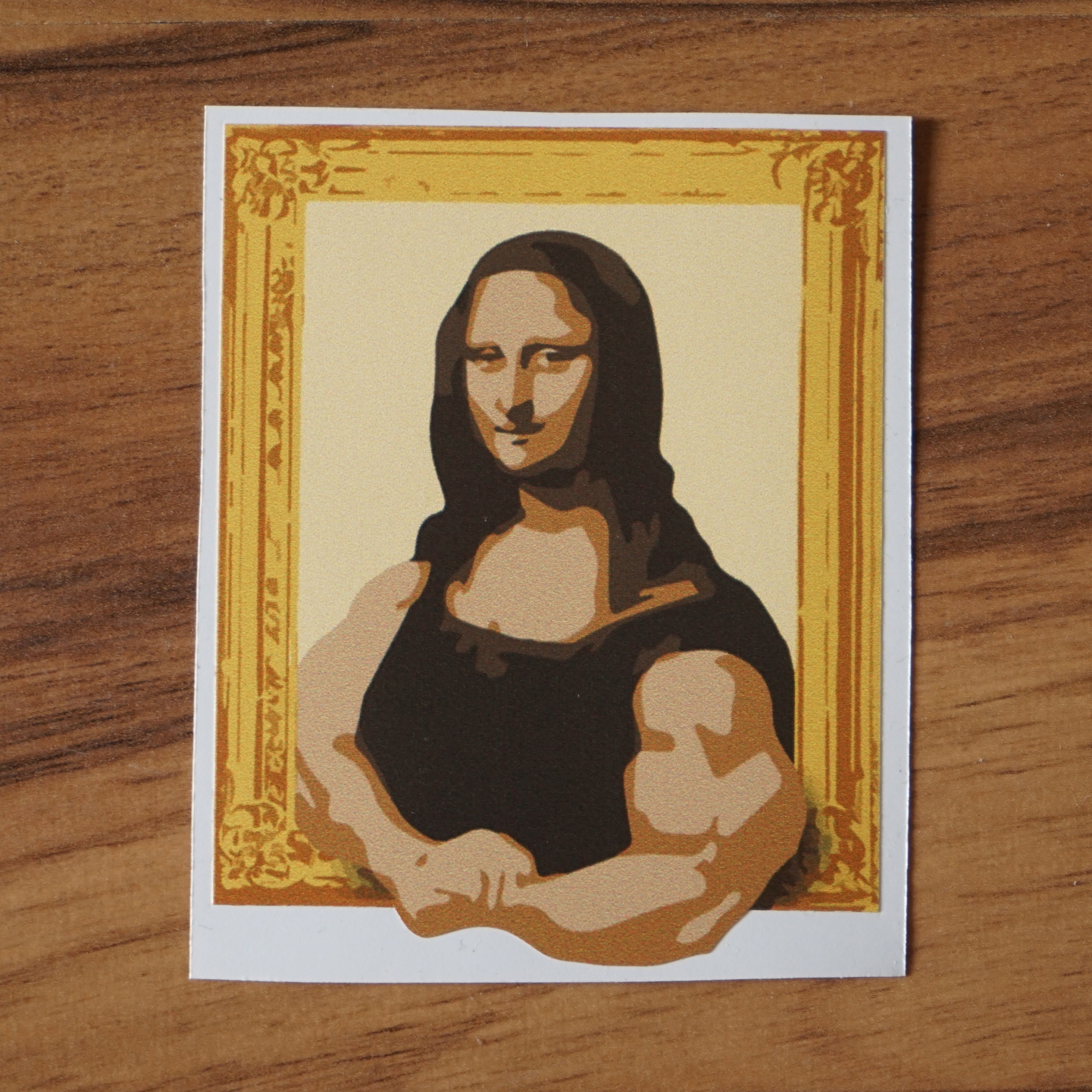 50x Sticker Buffed Mona-lisa high Gloss - Etsy