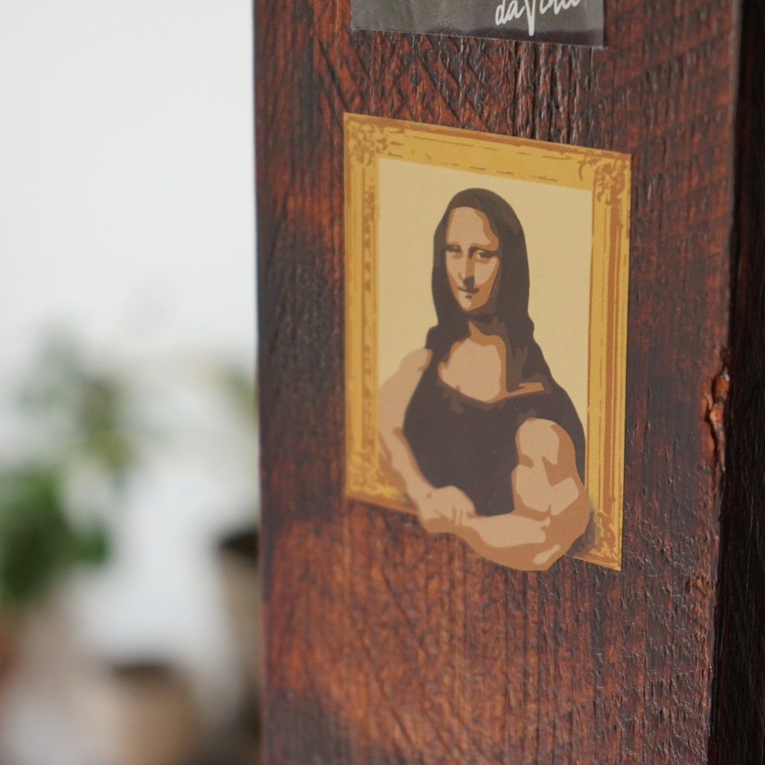 50x Sticker Buffed Mona-lisa high Gloss - Etsy