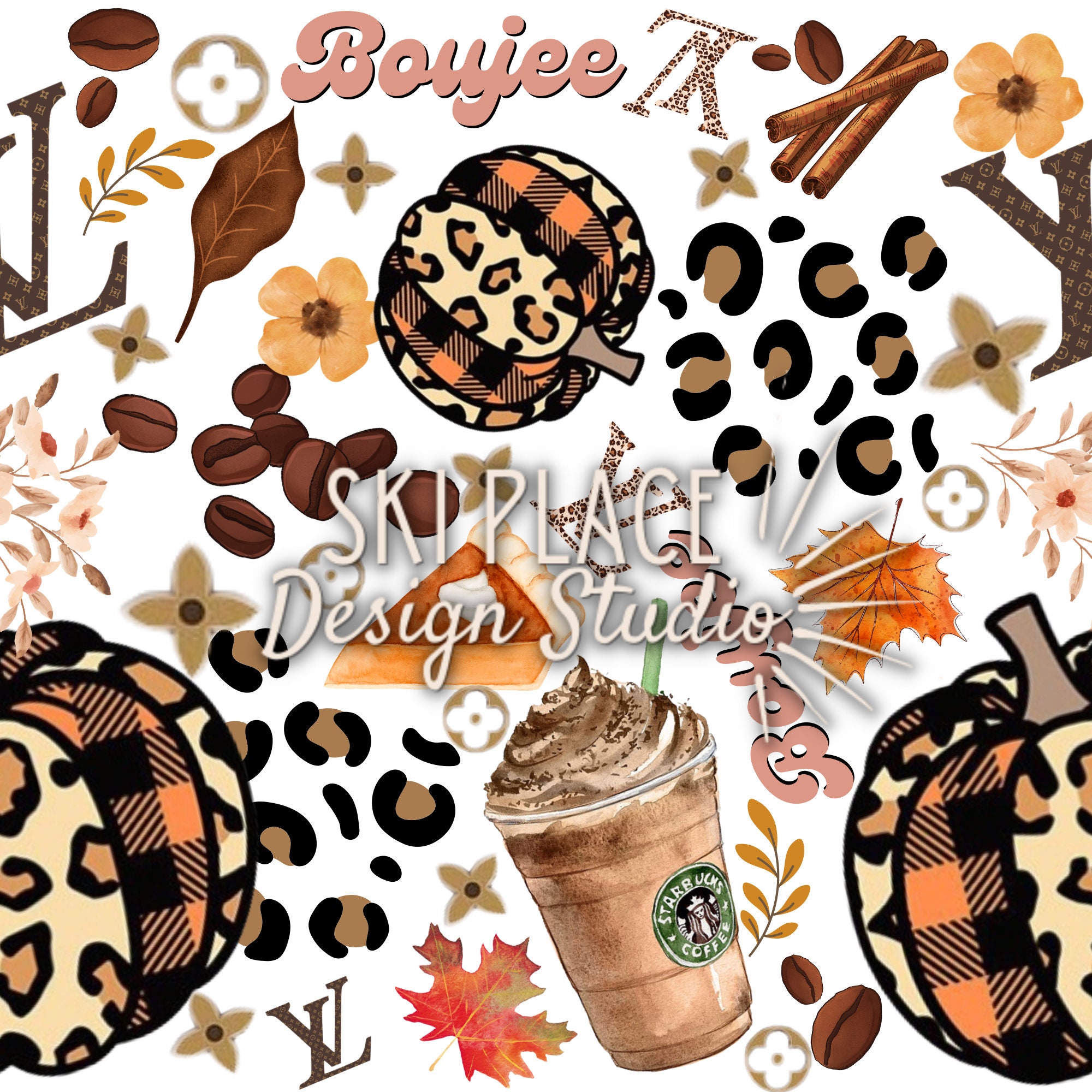 Boujee Fall Seamless File, Leopard Seamless, Inspired by Pattern ...
