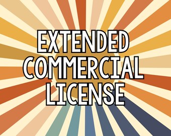 Extended Commercial License Fee - Etsy
