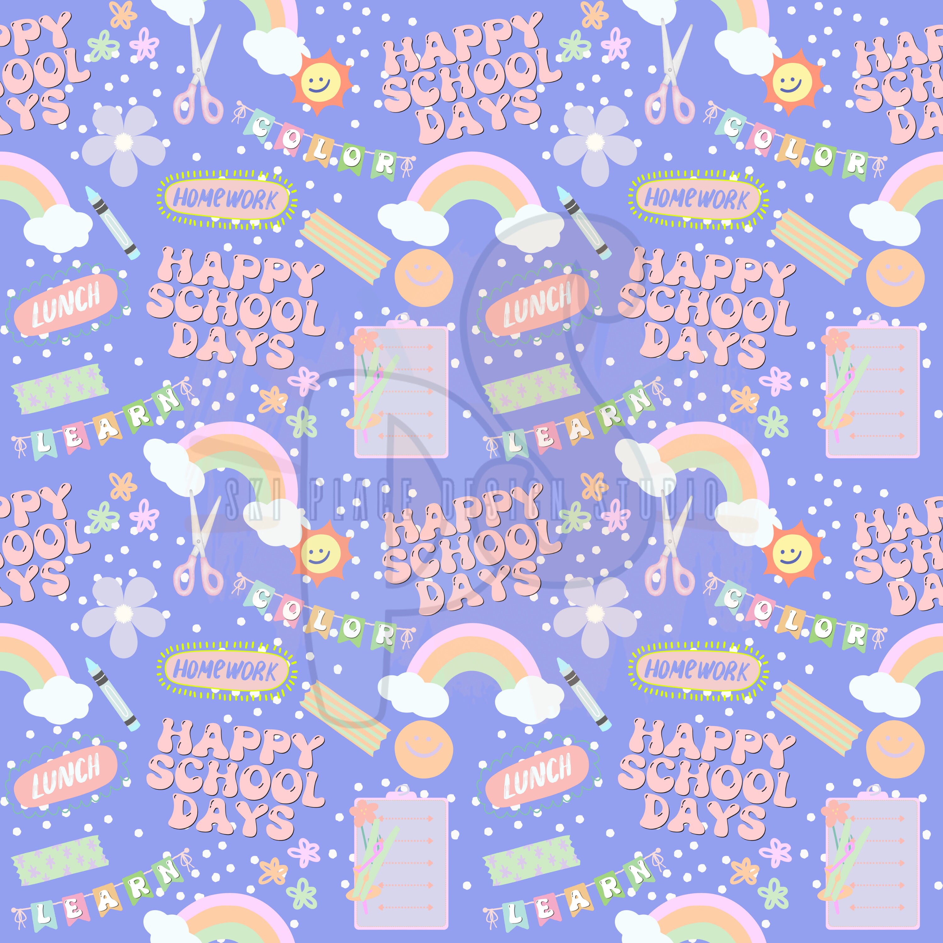 School Days, Back to School Seamless, School Pattern, School Seamless ...