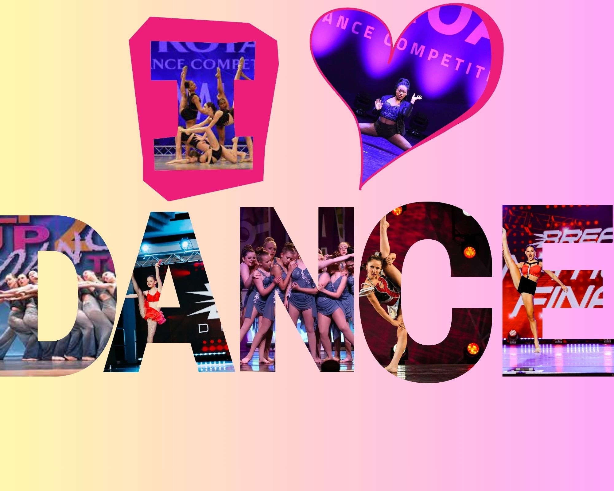 Dance Collage Template| Canva Template, Dance Gift, Dance Decoration ...