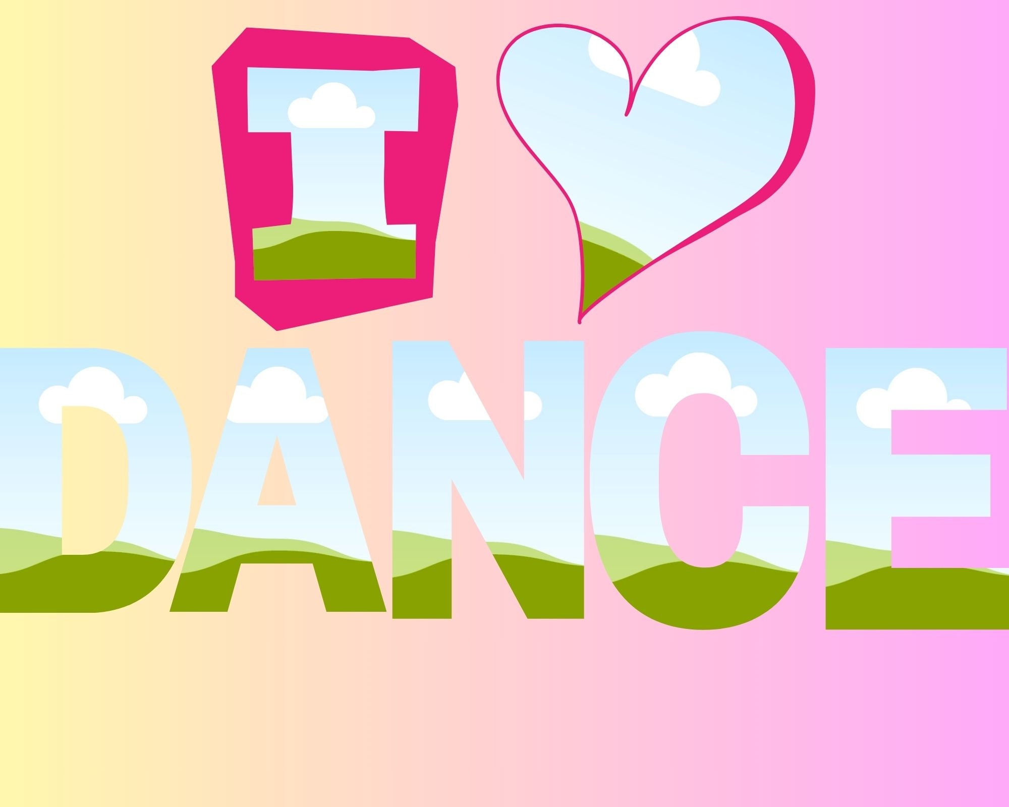Dance Collage Template Canva Template, Dance Gift, Dance Decoration ...