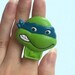 1990 Teenage Mutant Ninja Turtles Leonardo Toy Ring Child-sized Plastic ...