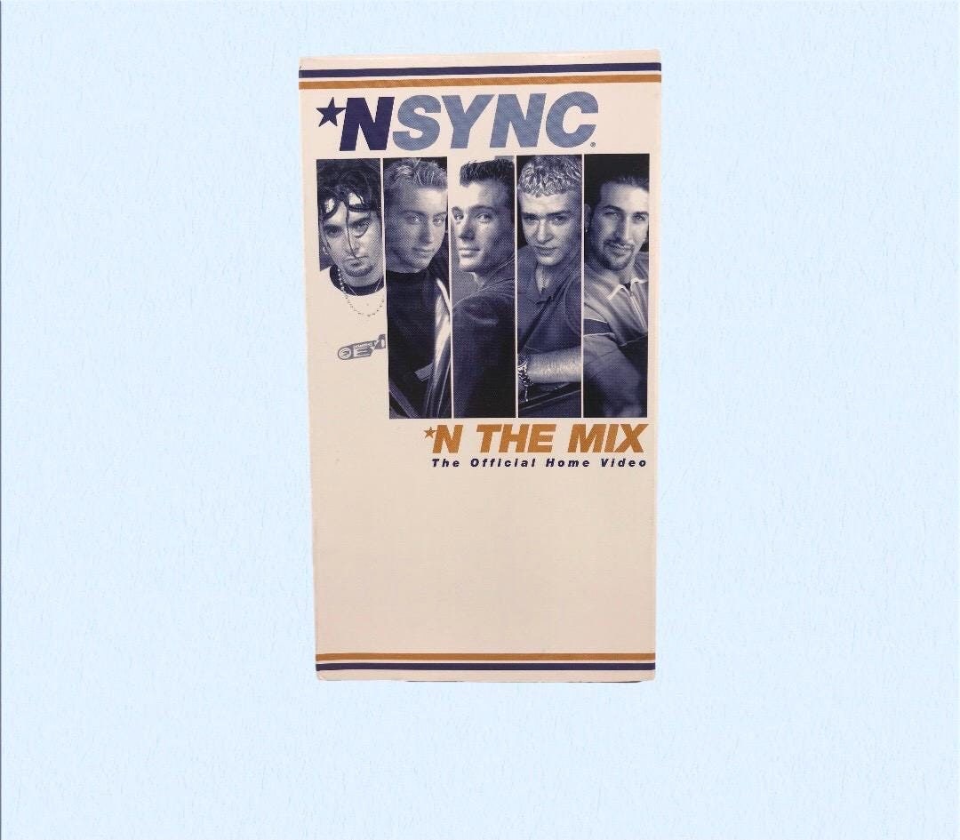1998 NSYNC 'N the Mix VHS 90s Boy Band Collectible VHS Tape in Original ...