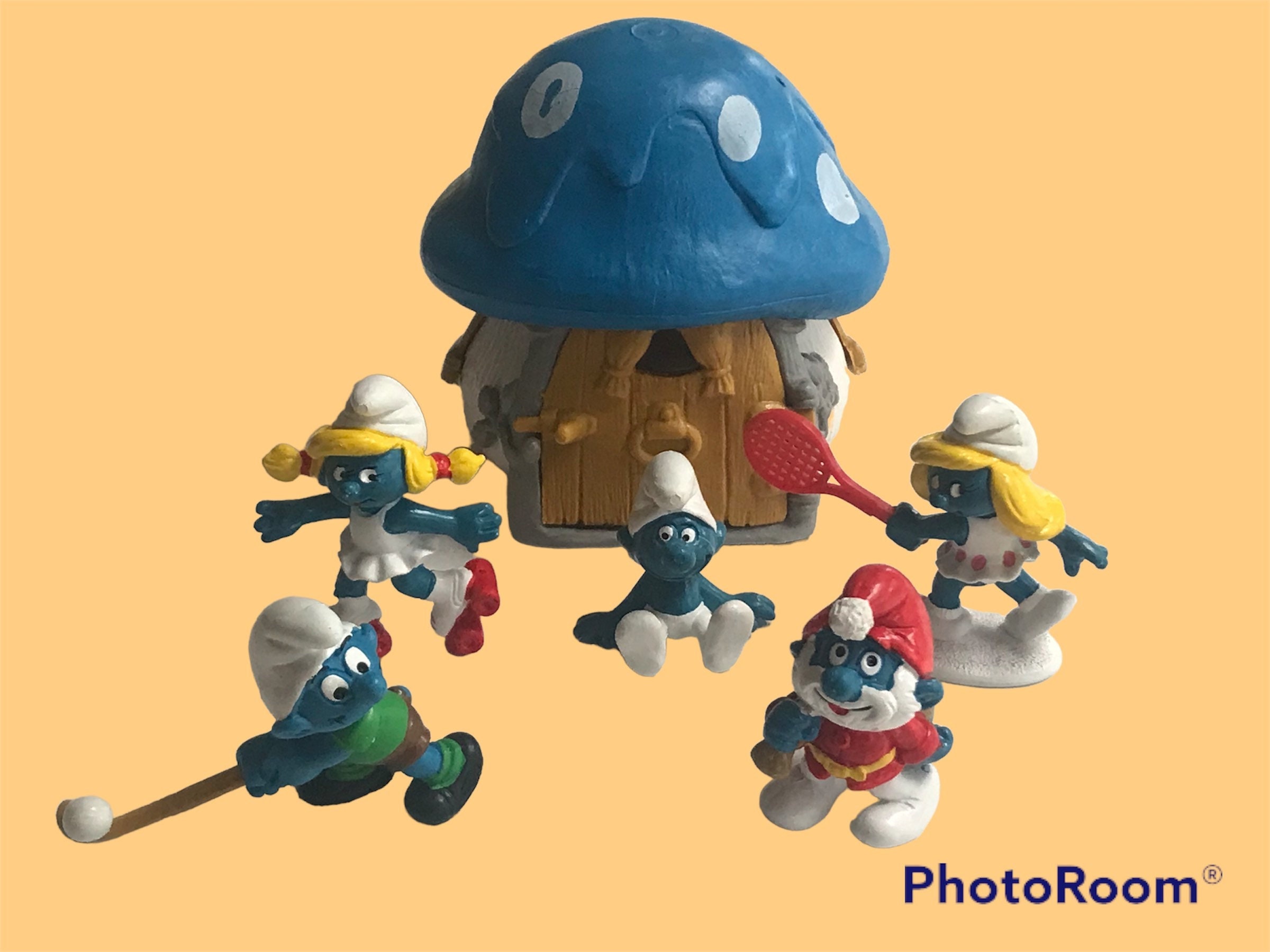 Smurf Mushroom 3d