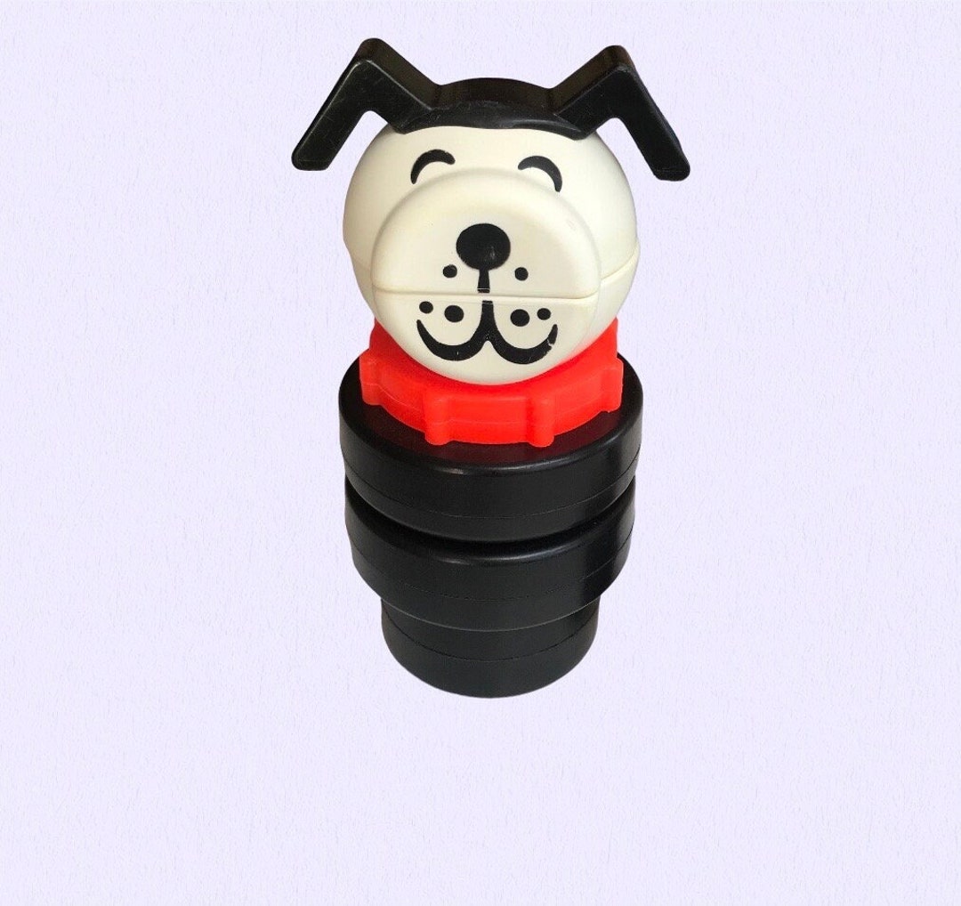 1976 Fisher Price My First Lucky Dog Stacking Puzzle 70s FP 8.5 ...