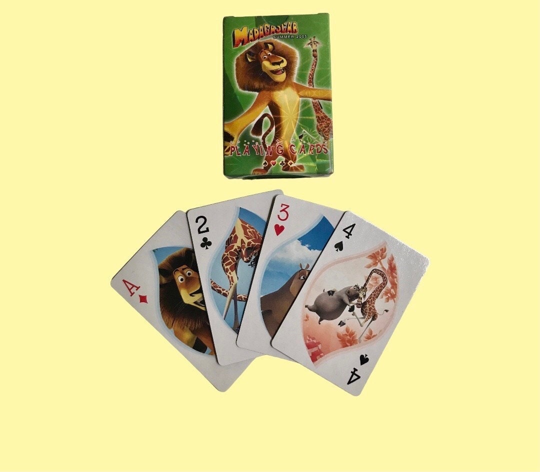 2005 Madagascar Playing Cards Promotional Deck of Cards Complete in ...