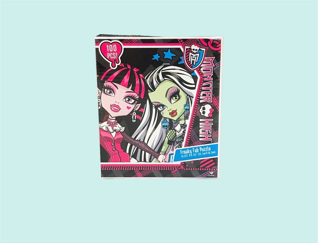 Monster High Freaky Fab Puzzle Mattel MH 100-pc Jigsaw Puzzle in ...