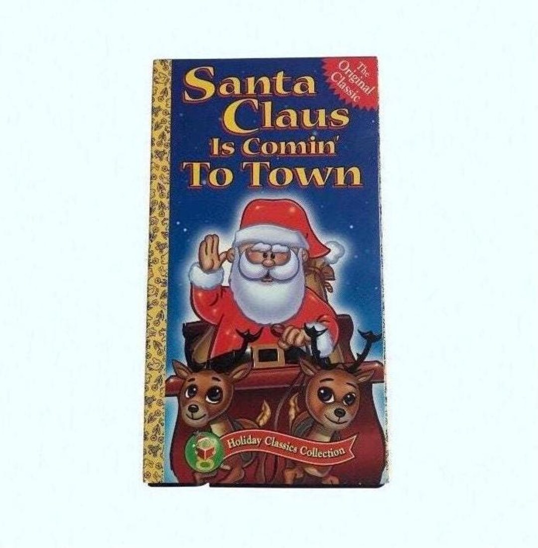 Vintage Santa Claus is Comin' to Town VHS Movie Golden Holiday Classics ...