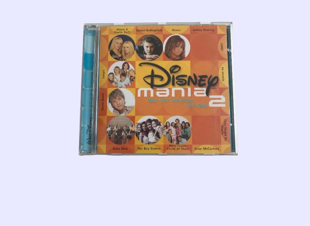 2004 Disney Mania 2 CD | 2000s Walt Disney Records Audio Disc With ...