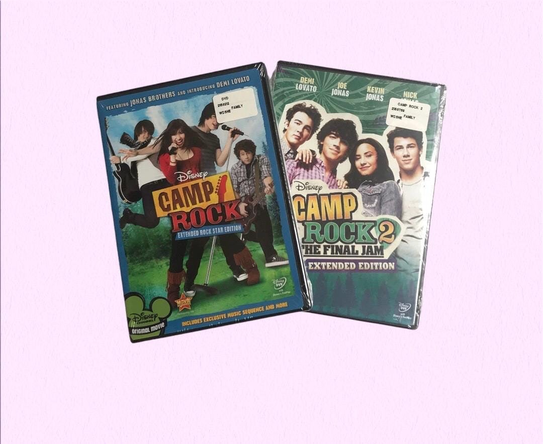 Sealed Camp Rock DVD Bundle 2000s Disney Camp Rock 1 & 2 Extended ...