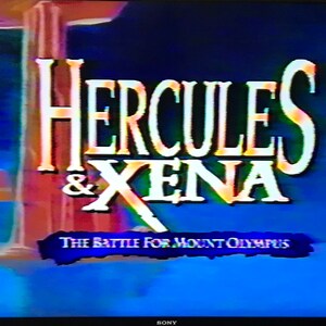 1997 Hercules & Xena the Battle for Mount Olympus VHS 90s Animated Movie VHS Tape With Original ...
