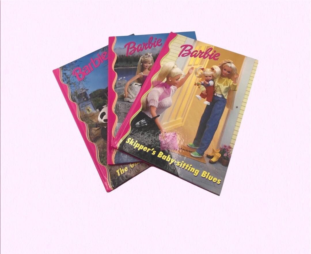 Set of 3 1990s Barbie Storybooks, 1998 Grolier Barbie & Friends ...