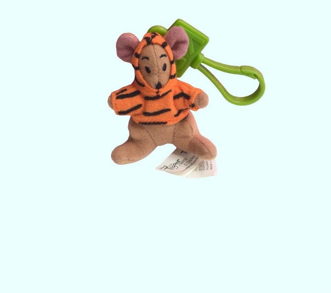 Vintage Disney the Tigger Movie Roo Mcdonald's Bag Clip 2000 3" Plush ...