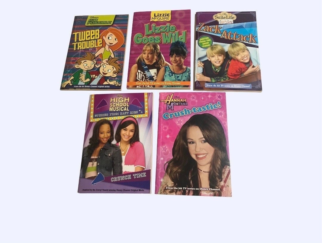 Set of 5 Disney Channel Chapter Books 2000s Kim Possible, Lizzie ...