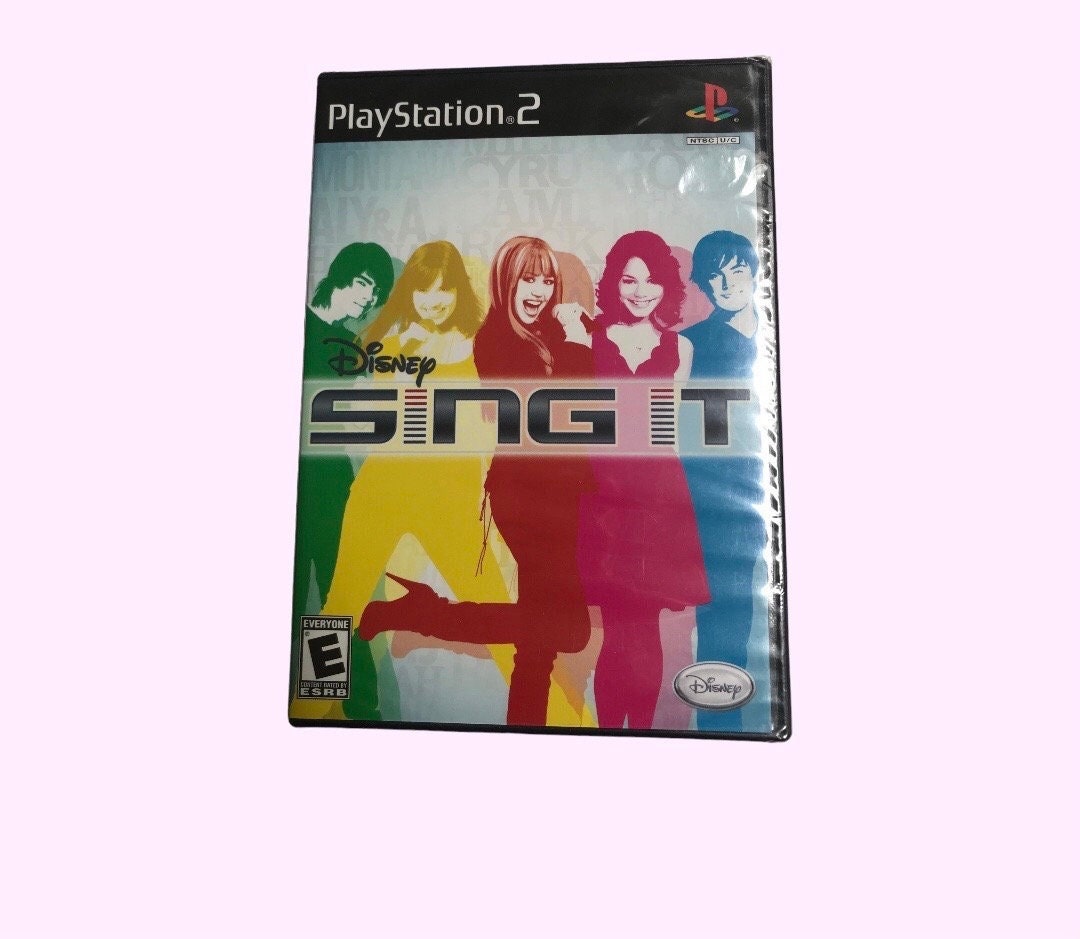 Sealed Disney Sing It PS2 Game 2000s Playstation 2 Video Game Unopened ...