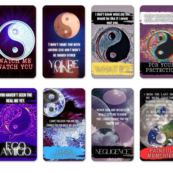 Yin Yang Card - Etsy