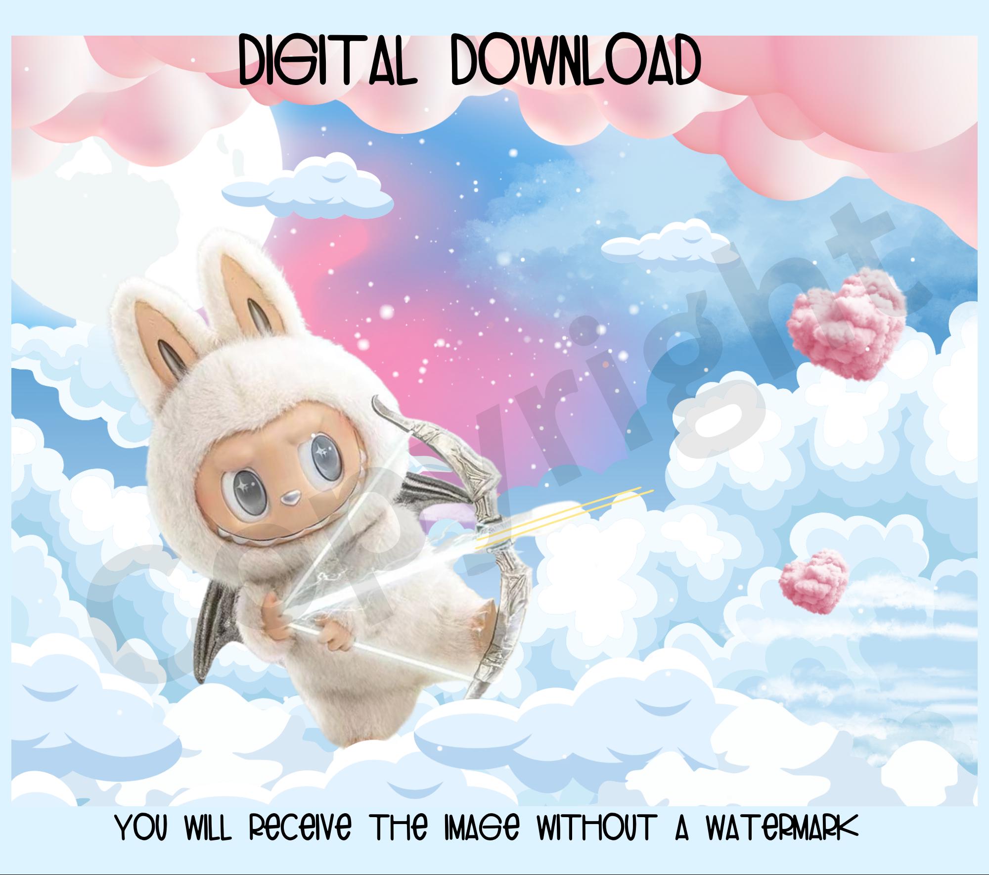 Labubu Angel Monster , Labubu Popmart, 20 Oz Skinny Digital Wrap ...