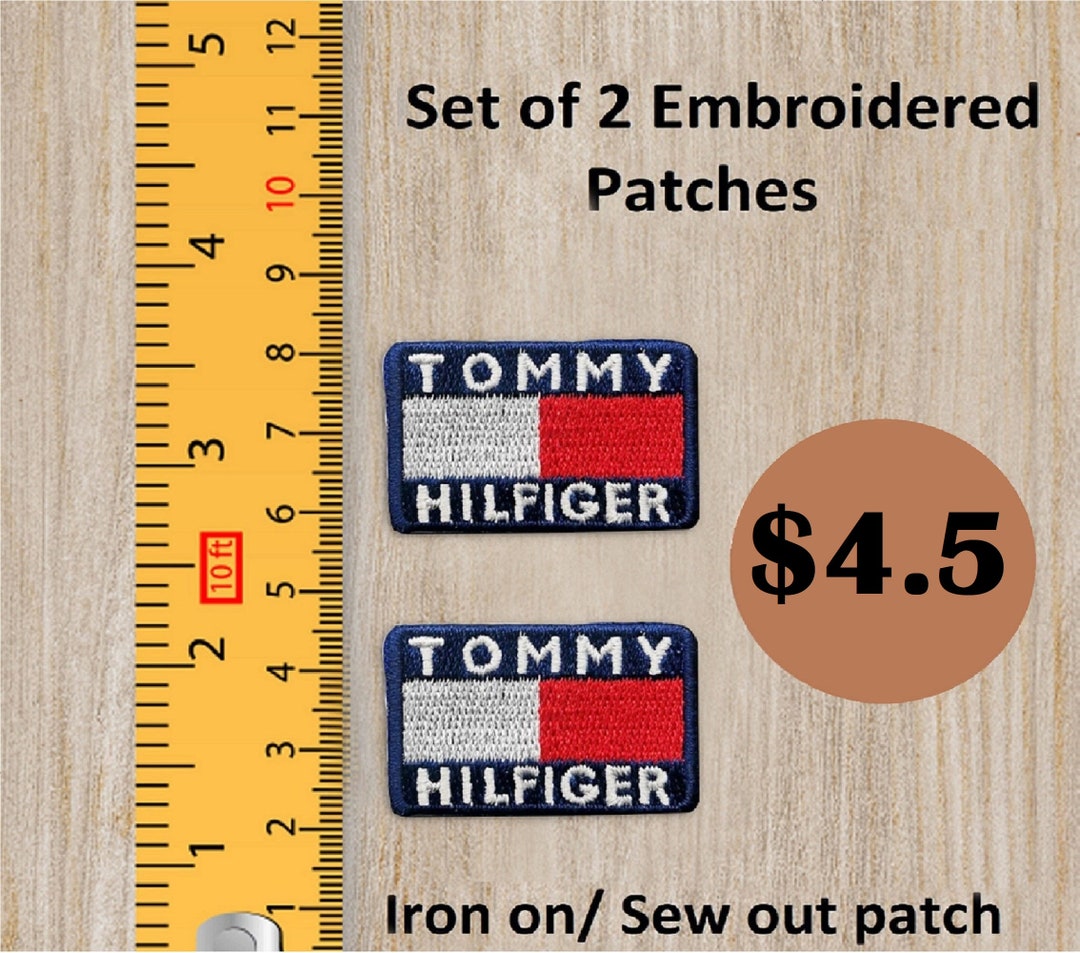 Embroidered Patch Set: Navy, Red & White (3.7 X 2.5 Cm) - Etsy