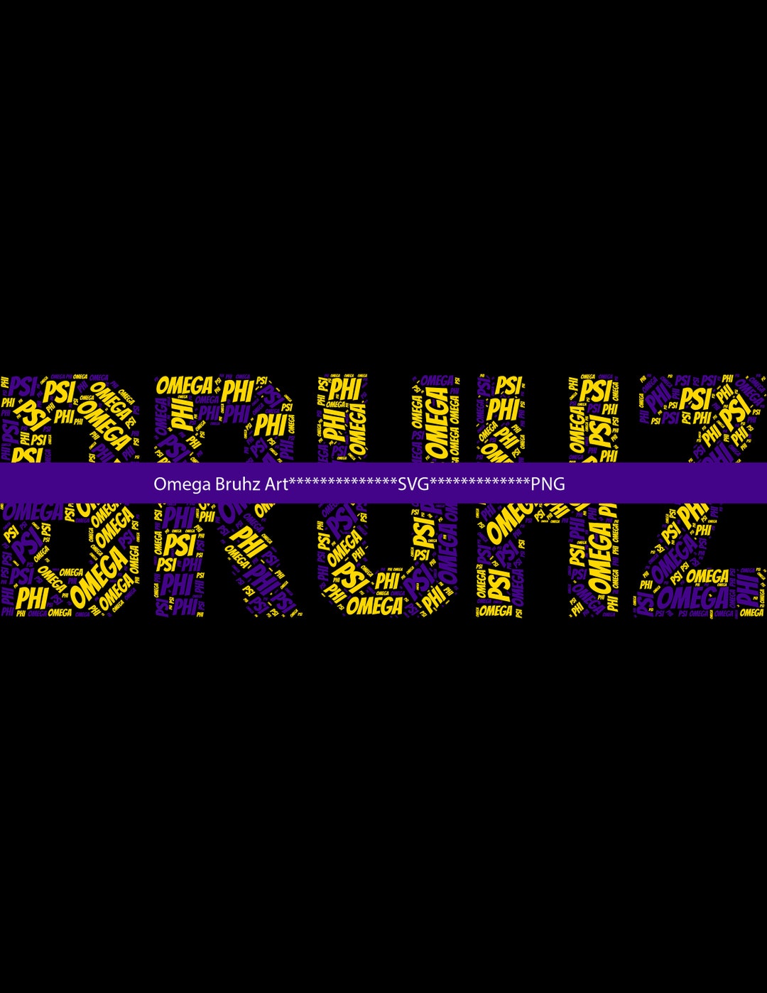 Omega Bruhz Art SVG PNG. Instant Digital Downloadable Graphic - Etsy