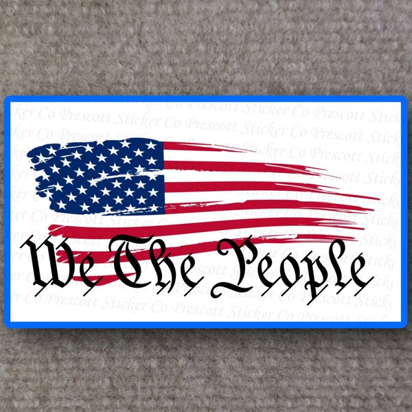 We the People Window Decal - Etsy
