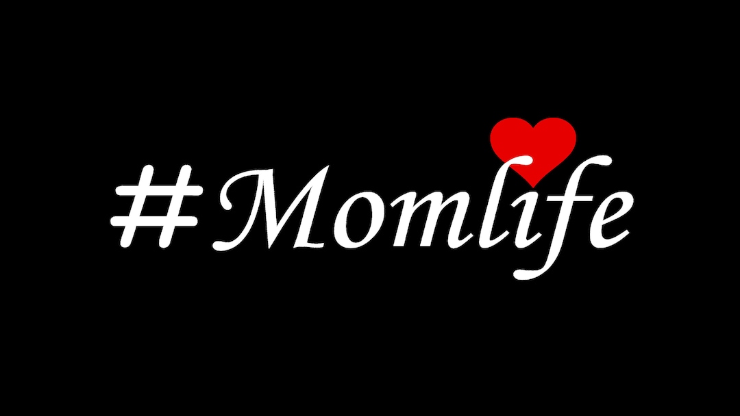 Mom Life Heart Vinyl Sticker Decal Various Sizes - Etsy
