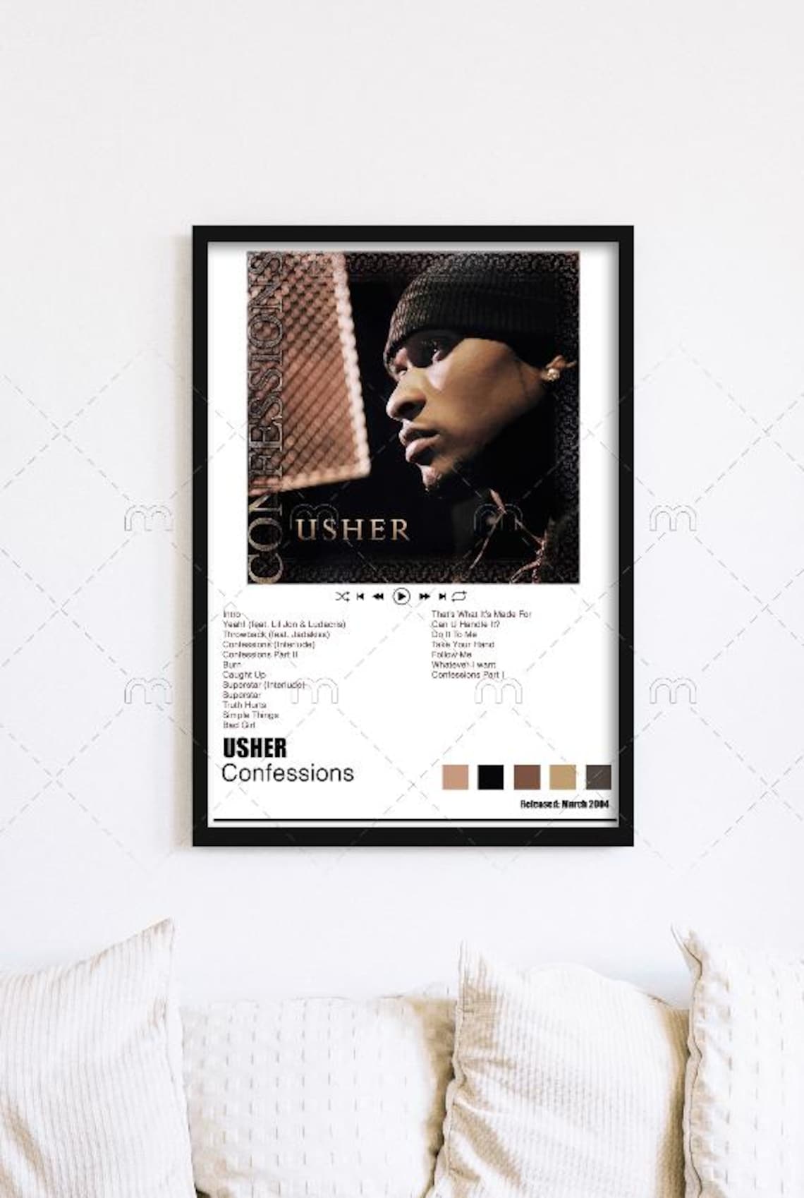 Digital Music Poster - Album Poster Print - Album Art , Wall Print ...