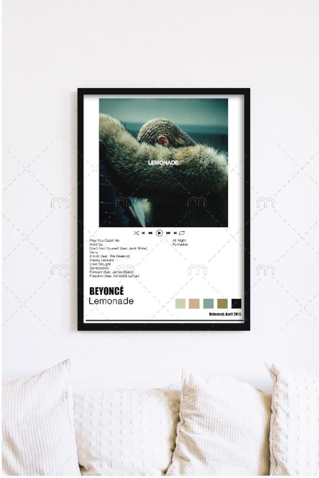 Digital Music Poster - Album Poster Print - Album Art , Wall Print ...