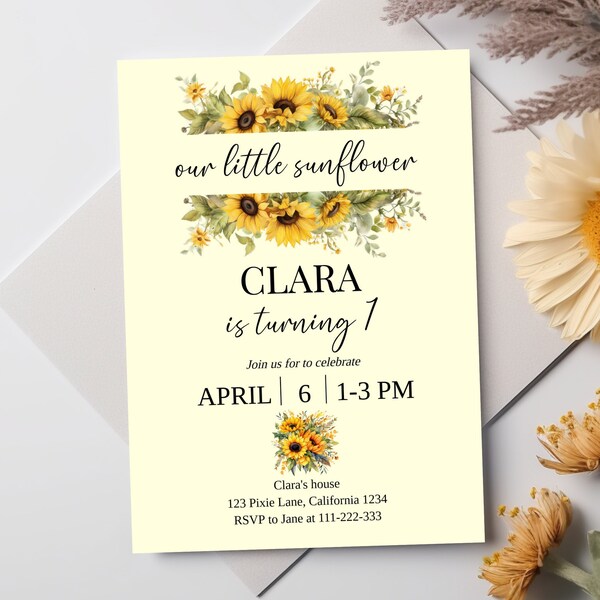 Sunflower Birthday - Etsy