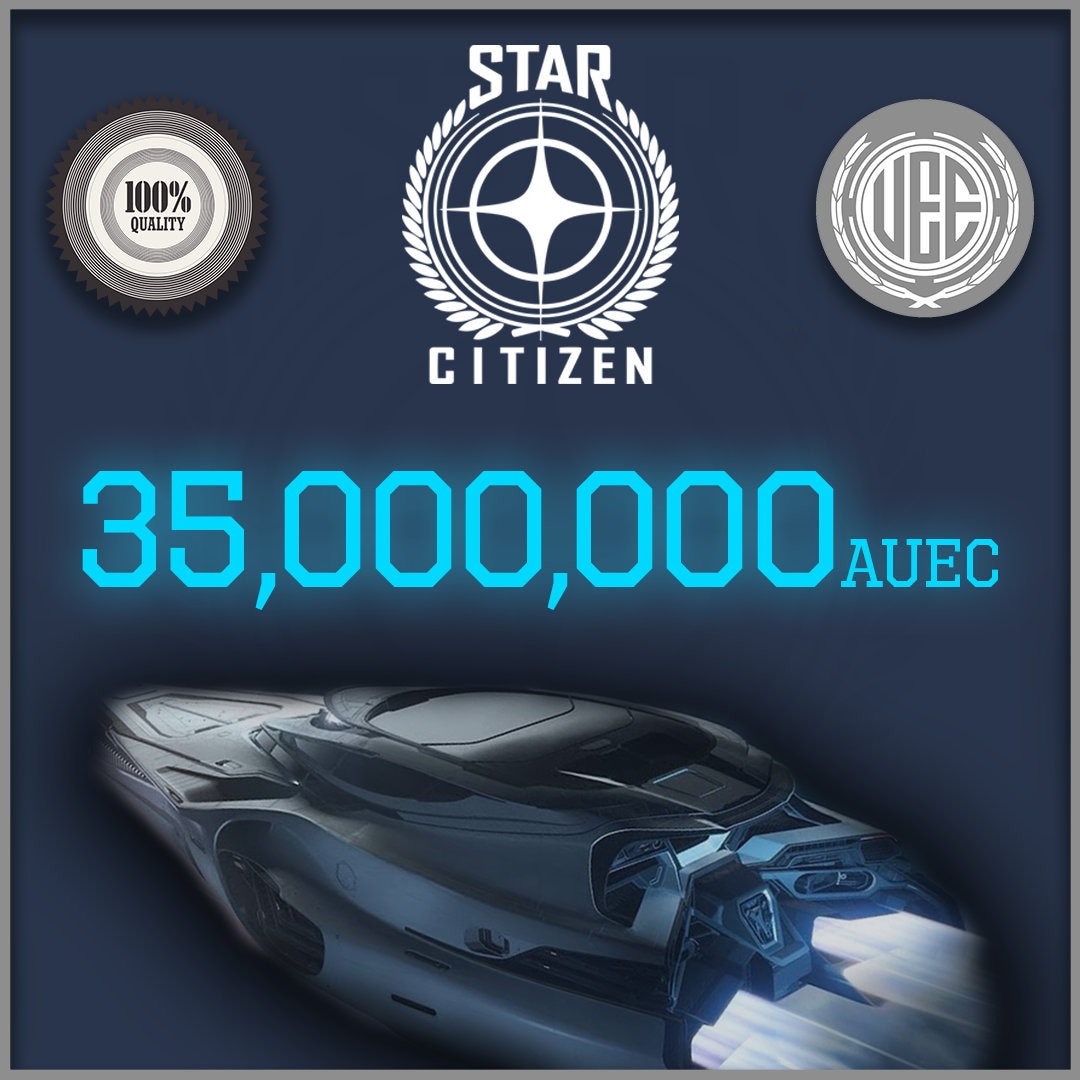 35,000,000 Auec Star Citizen 3.22.0a Express Delivery - Etsy