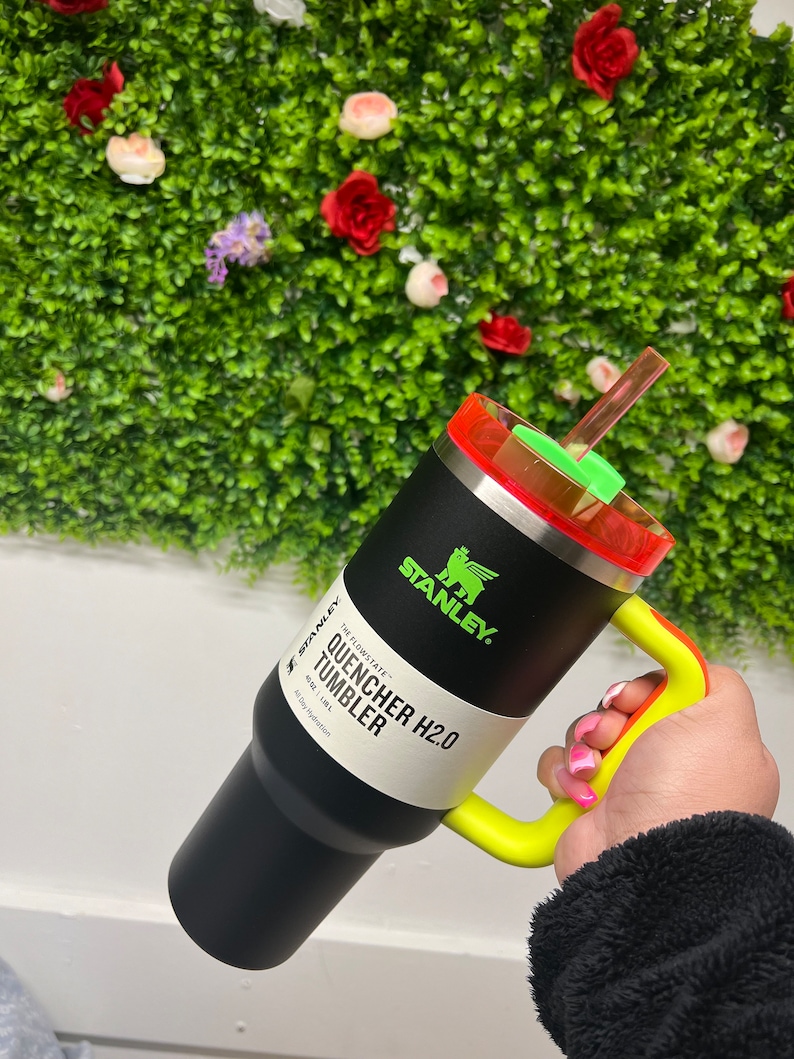 Black Neon Stanley 30 Oz Limited Edition 40oz Black Neon Stainless ...