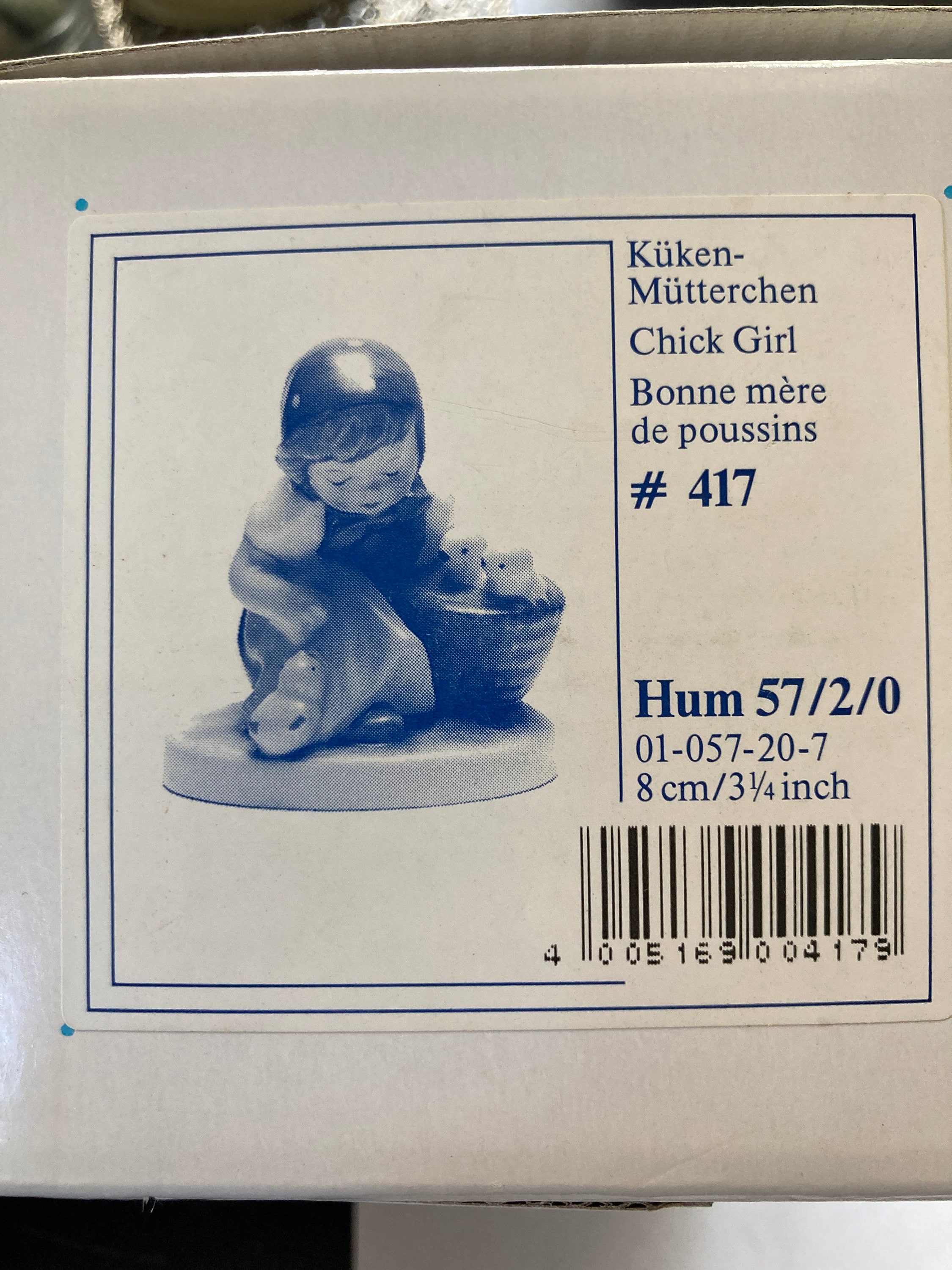 Hummel Chick Girl, #417, 57/2/0, Circa 1990s - Etsy