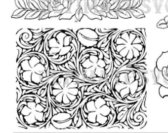 Western Svg Bundle Sheridan Style Forms for Tooling Leather Tooling ...