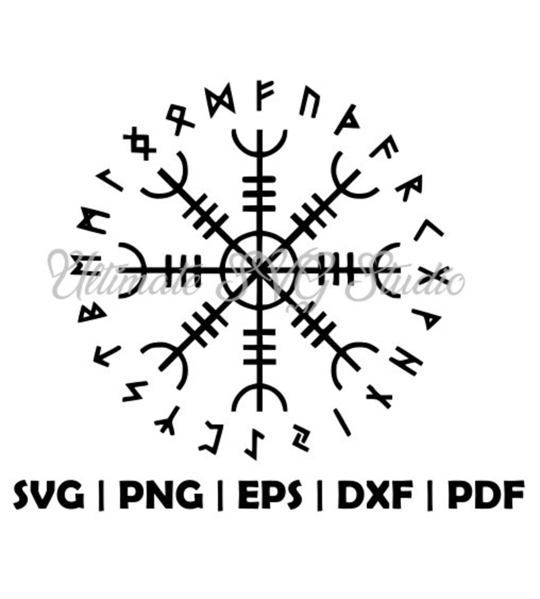 Rune SVG Viking Svg Odin Svg Norse Svg Witchcraft Svg SVG Eps DXF ...