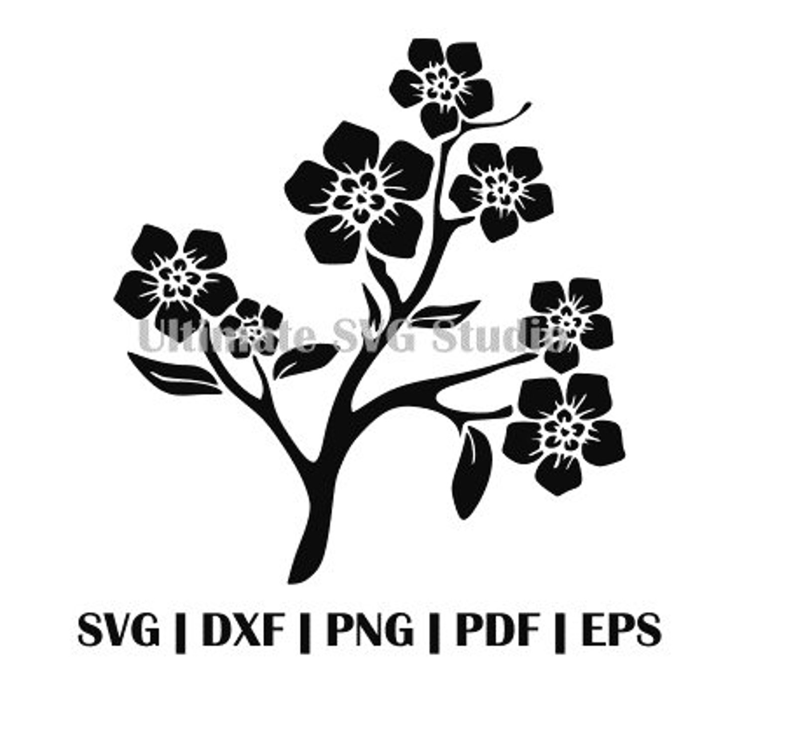 Forget Me Not SVG Flower Svg Floral Print Svg Digital - Etsy