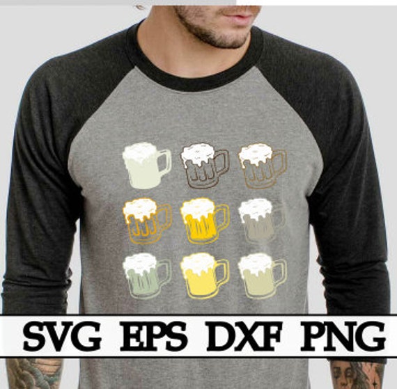 Vintage Beer Mug Svg Beer Glasses Svg SVG Eps DXF Png PDF - Etsy