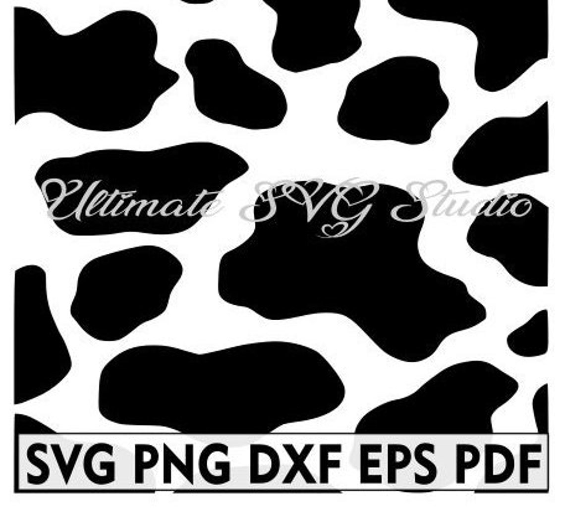 Cow Print Svg Cow Pattern Svg Spot Print Svg Spot - Etsy