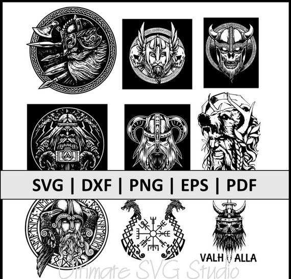 Wikinger Götter Svg Thor Svg Odin Svg Nordische Götter - Etsy.de