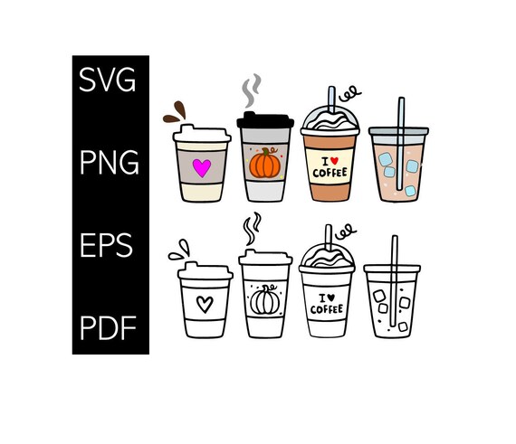 Editable Coffee SVG Bundle Coffee Svg Coffee Lover Svg - Etsy