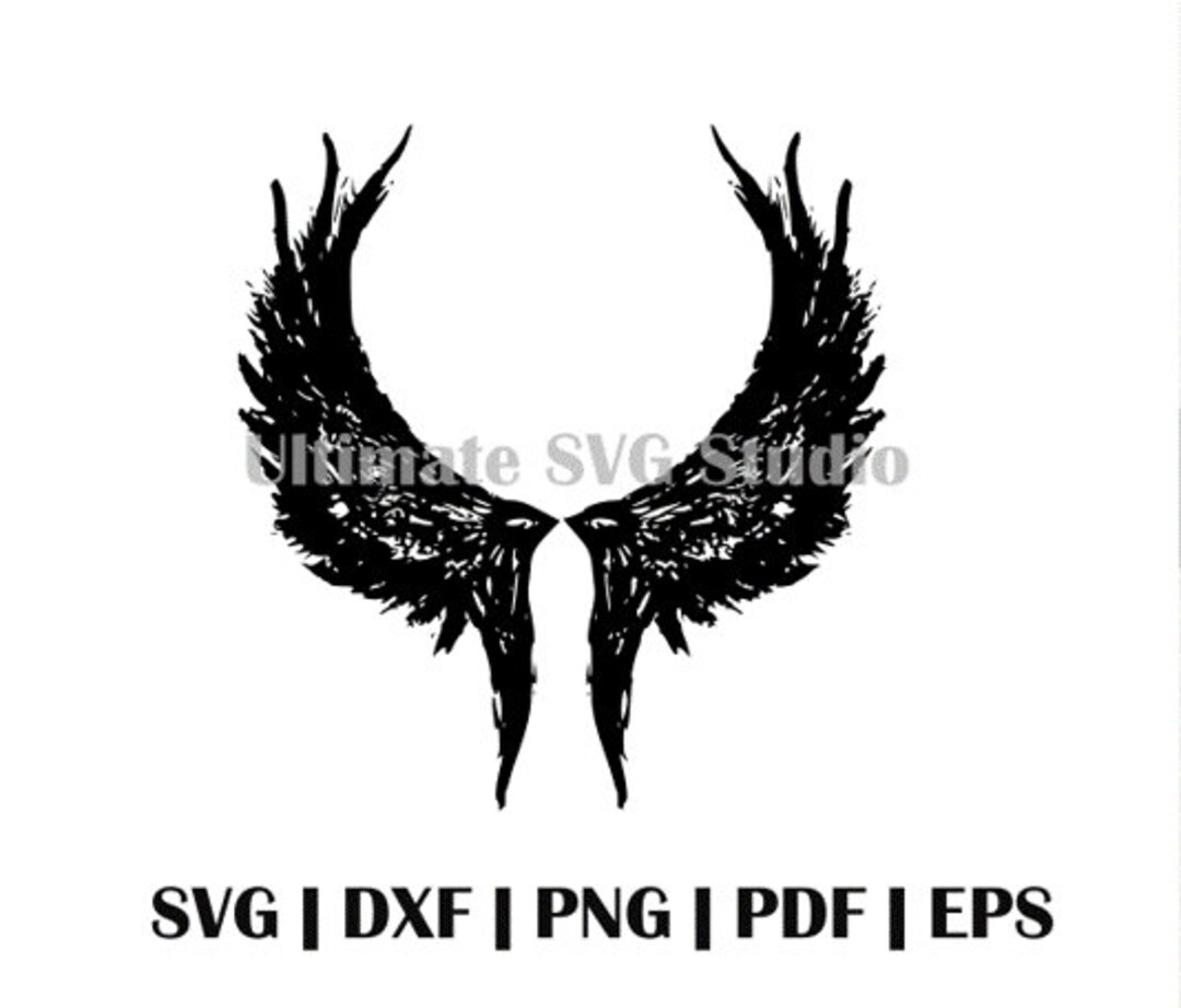Raven Wings SVG Valkyrie Svg Viking Svg Odin Svg Norse Svg Seamless ...