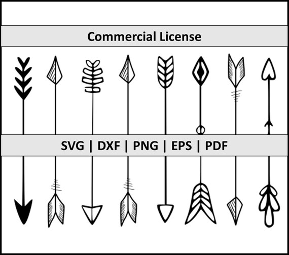 Arrow SVG Bundle Pack Hand Drawn Arrows Svg Notions and - Etsy Hong Kong