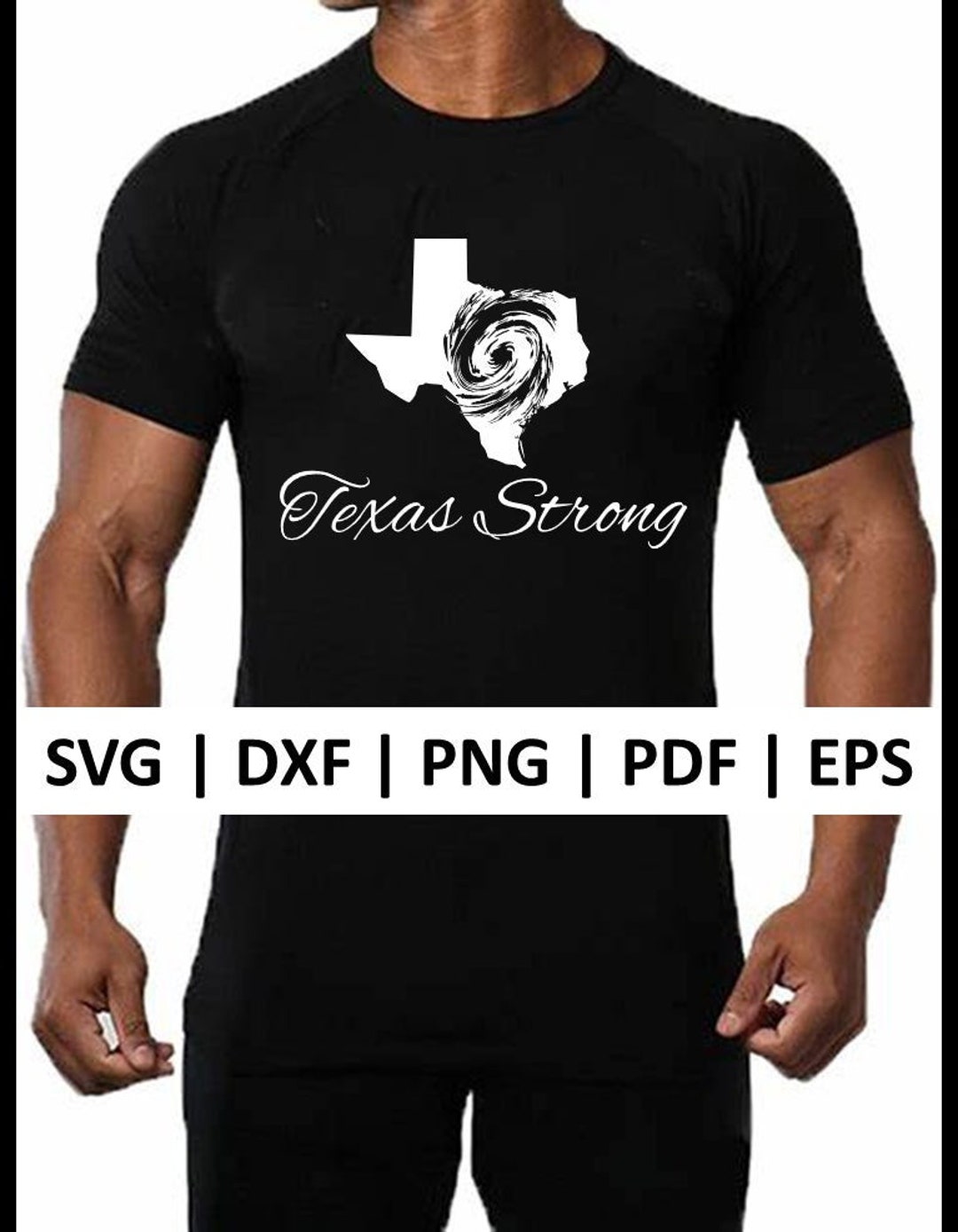 Texas Strong Svg Hurricane Svg Texan Svg SVG Eps DXF PDF Png Commercial ...