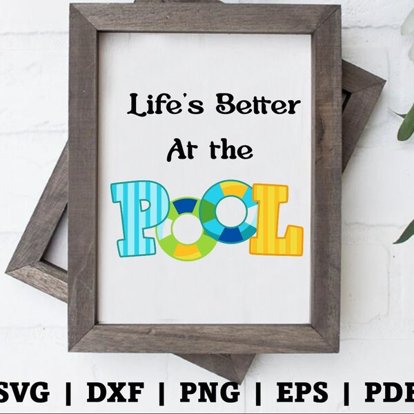 Pool Svg - Etsy