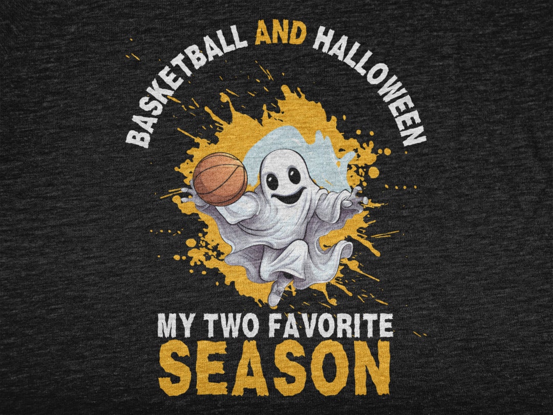 Basketball Halloween Costume, Spooky Halloween Basketball Player Shirt ...
